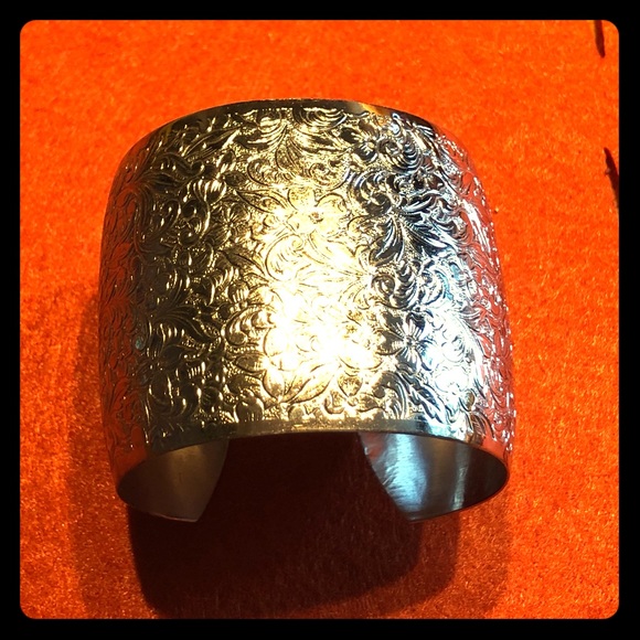 Jewelry | Large Silver Banglecuff Bracelet | Poshmark